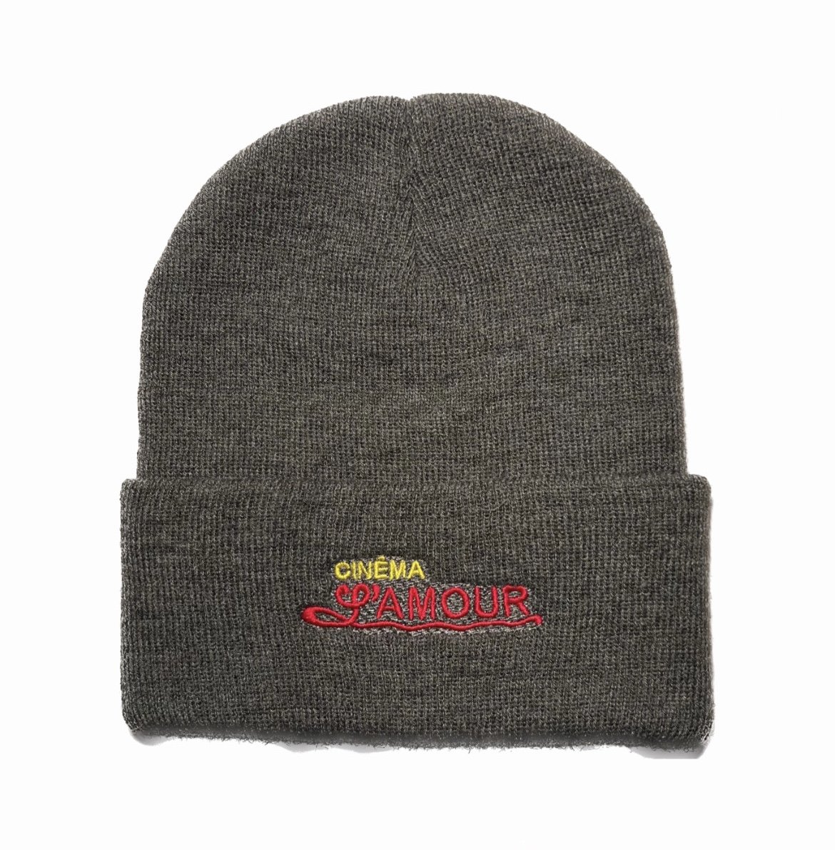 Toque - Grey Embroidered Classic Logo - Cinéma L'Amour